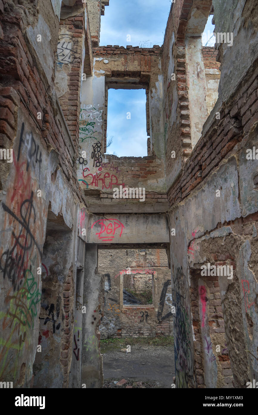 Abandoned Factory, Prague, Czech Republic Stock Photo - Alamy