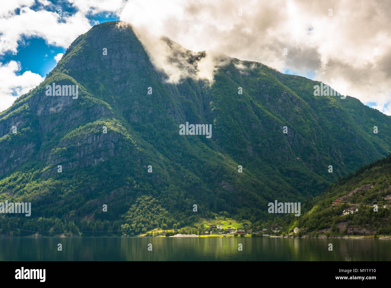 Norwegian fjord landscape hardanger hi-res stock photography and images ...