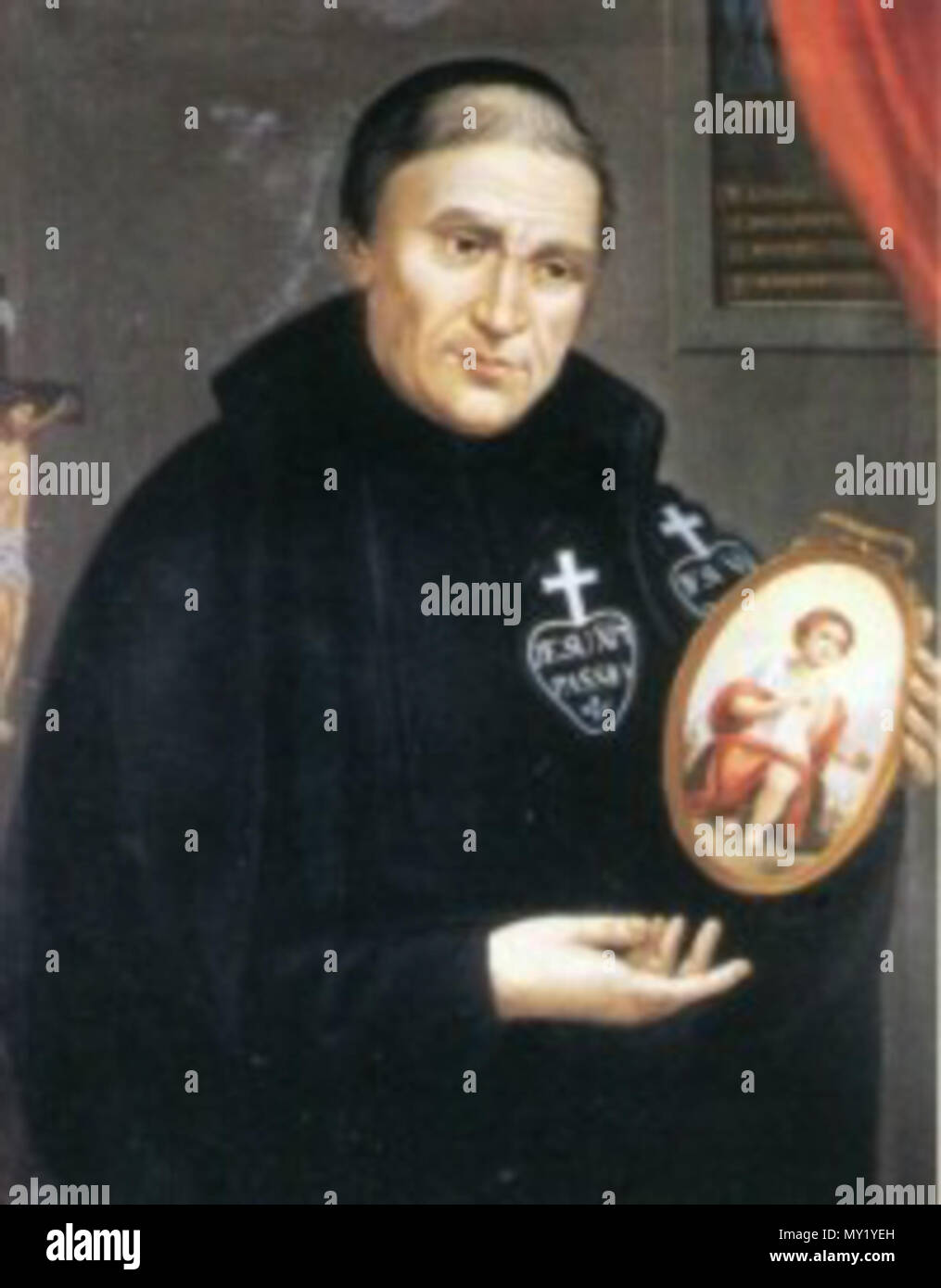 . Painting of Blessed Lorenzo Salvi . clate 19th century. This file is ...
