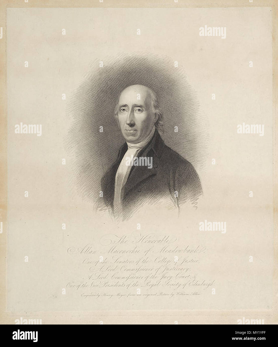 . Alexander Maconochie, Lord Meadowbank (1777-1861) . Contemporary ...