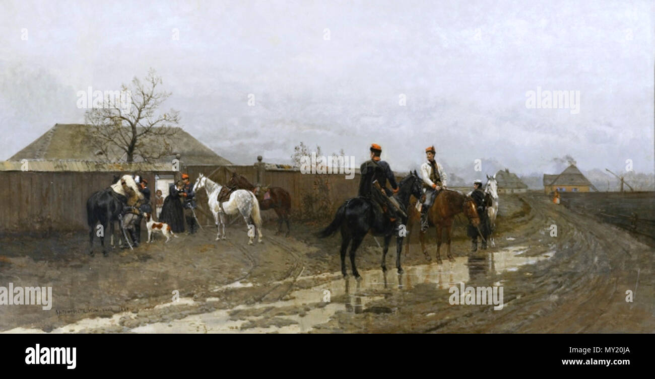 . English: Scene from the Januarz Uprising 1863 . 1881. Antoni ...