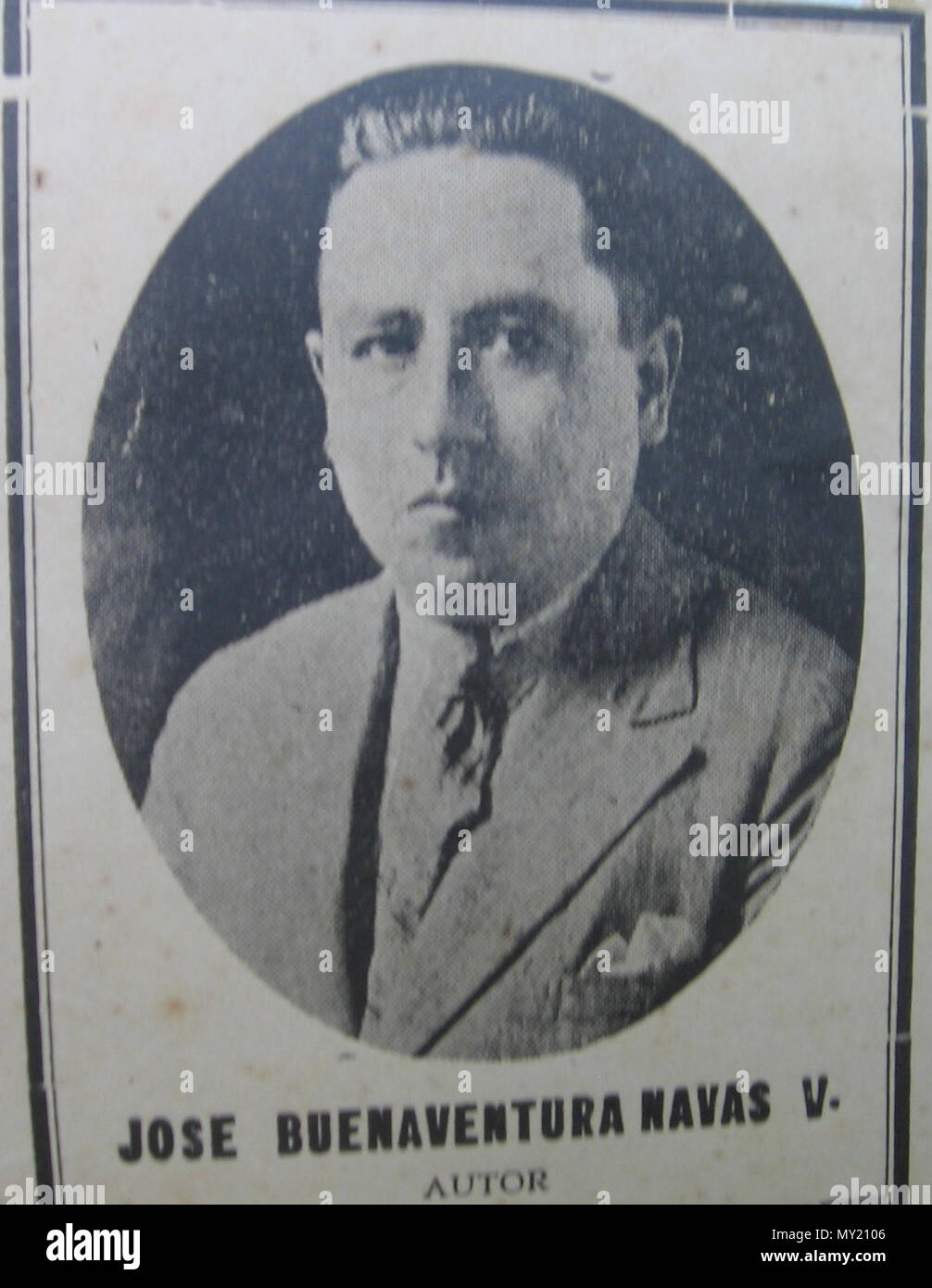 . Español: Foto del Poeta Jose Buenaventura Navas Villafuerte que ...