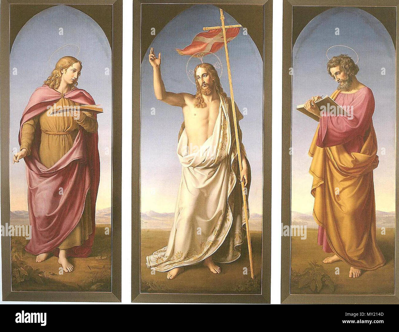. English: Altar paintings by w:de:Friedrich Wilhelm von Schadow for ...