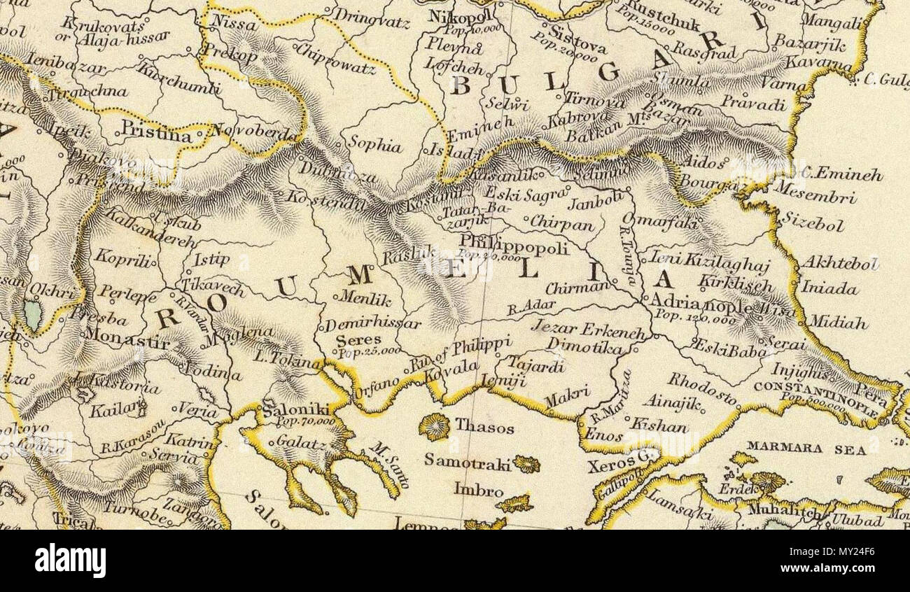 Map of ottoman empire 15th century hi-res stock photography and images ...