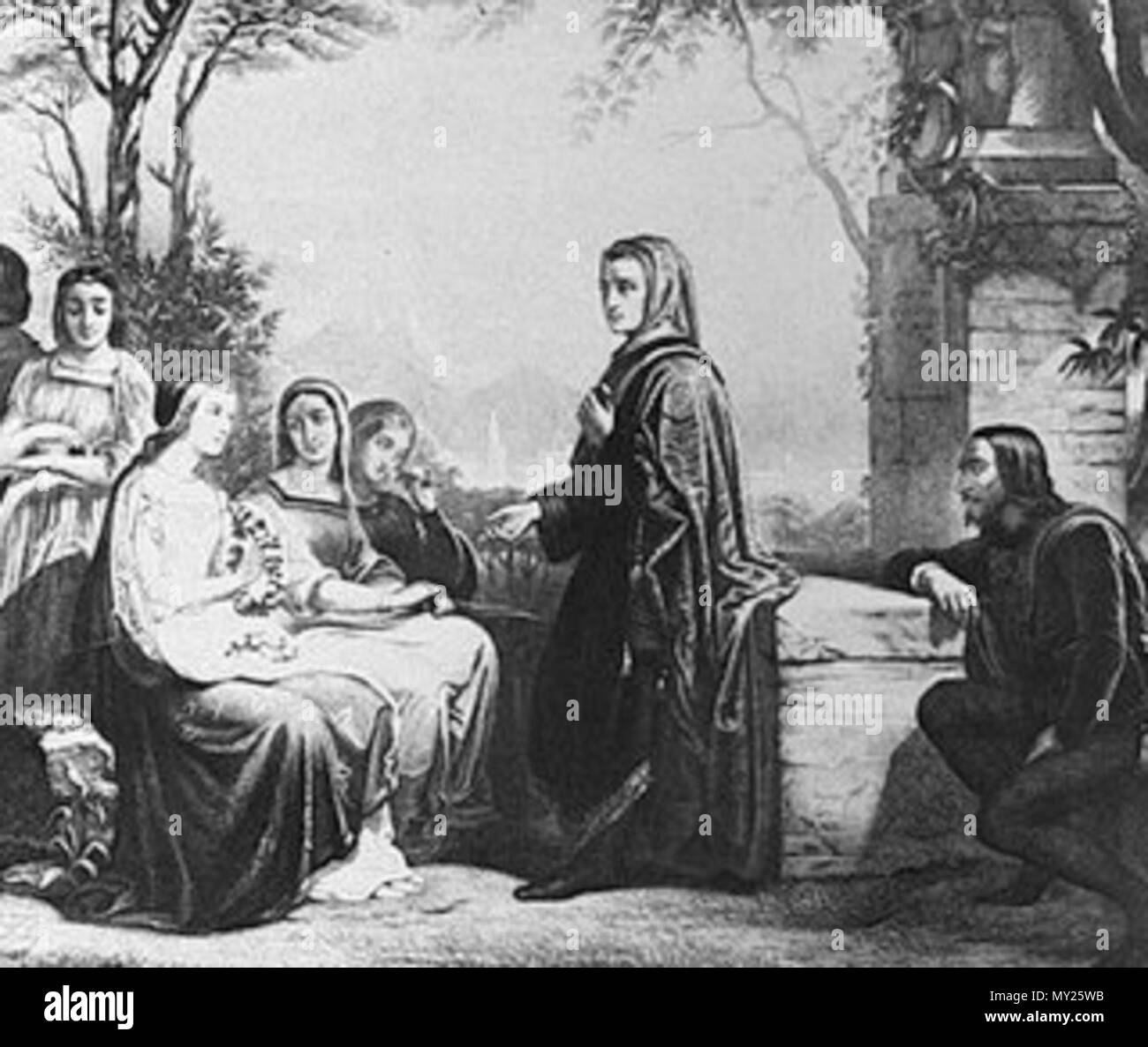 . laura and petrarch . 19th century. name lost in internet 500 Stalkin ...