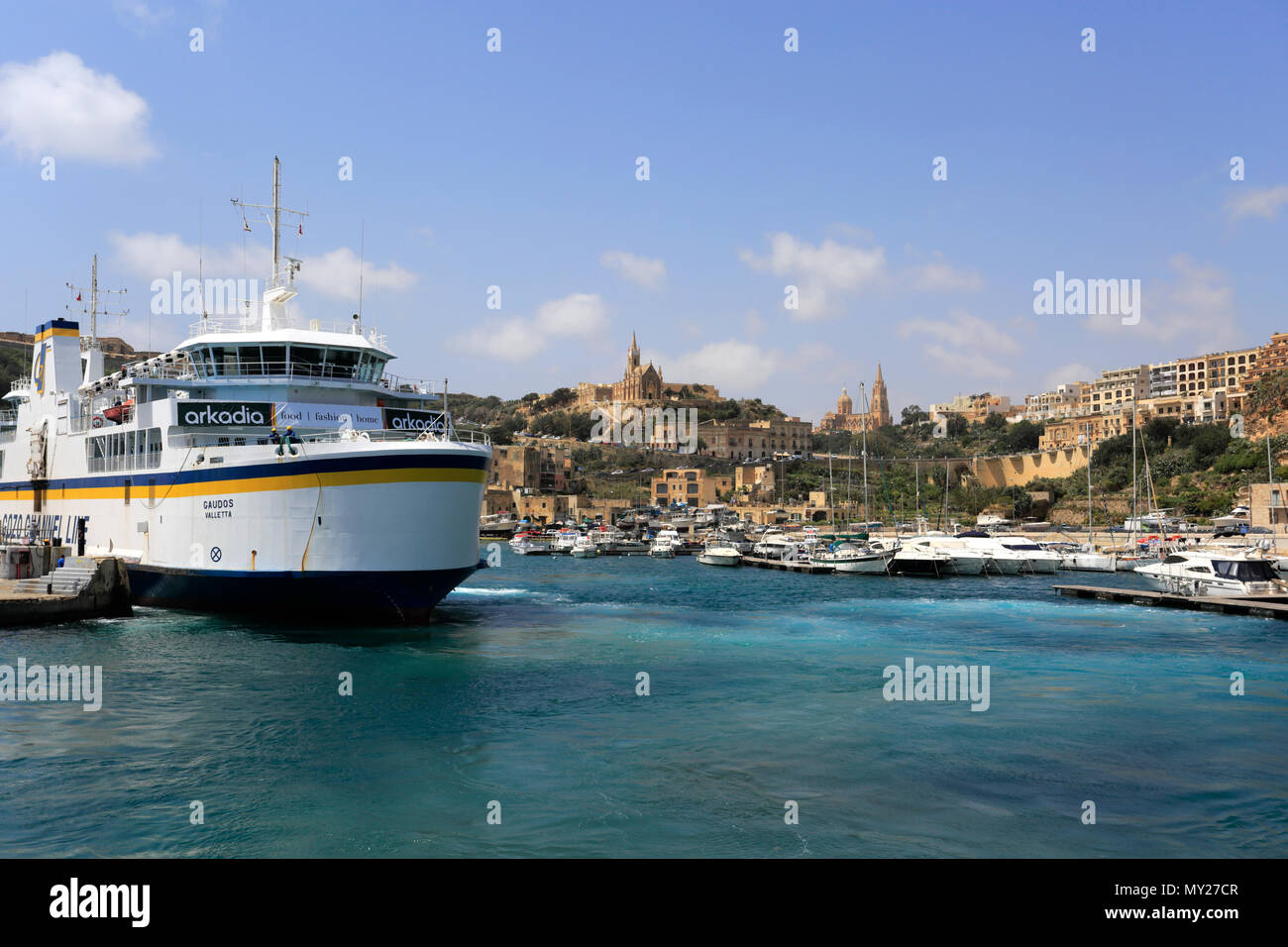 Ferries gozo hi-res stock photography and images - Alamy
