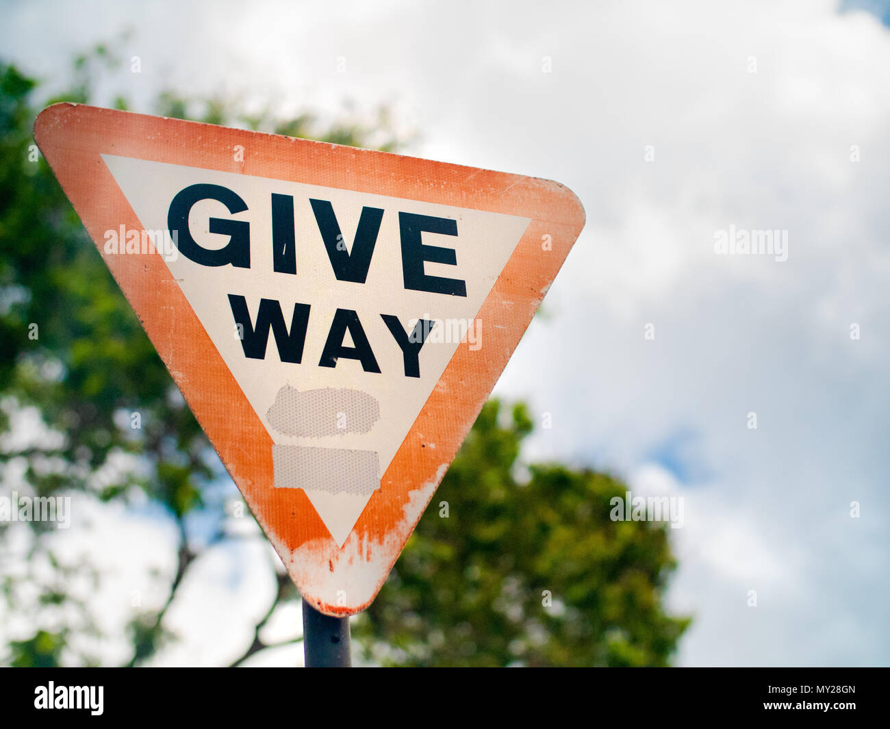 Seychelles road sign hi-res stock photography and images - Alamy