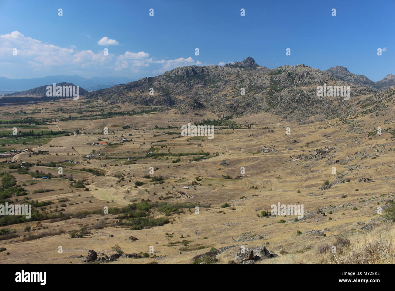 View from Marko's tower close to the city of Prilep Stock Photo - Alamy