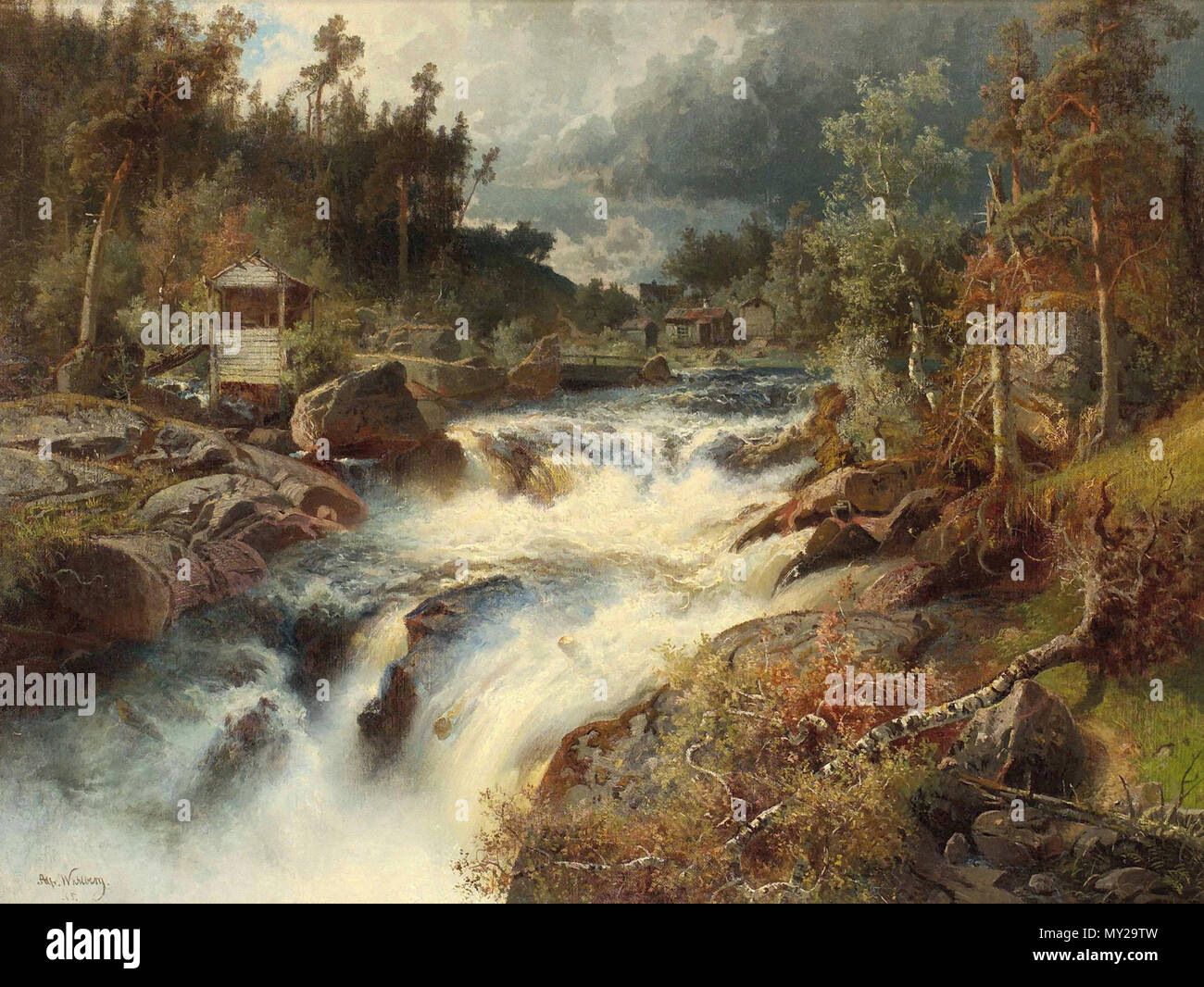 Alfred wahlberg painting hi-res stock photography and images - Alamy
