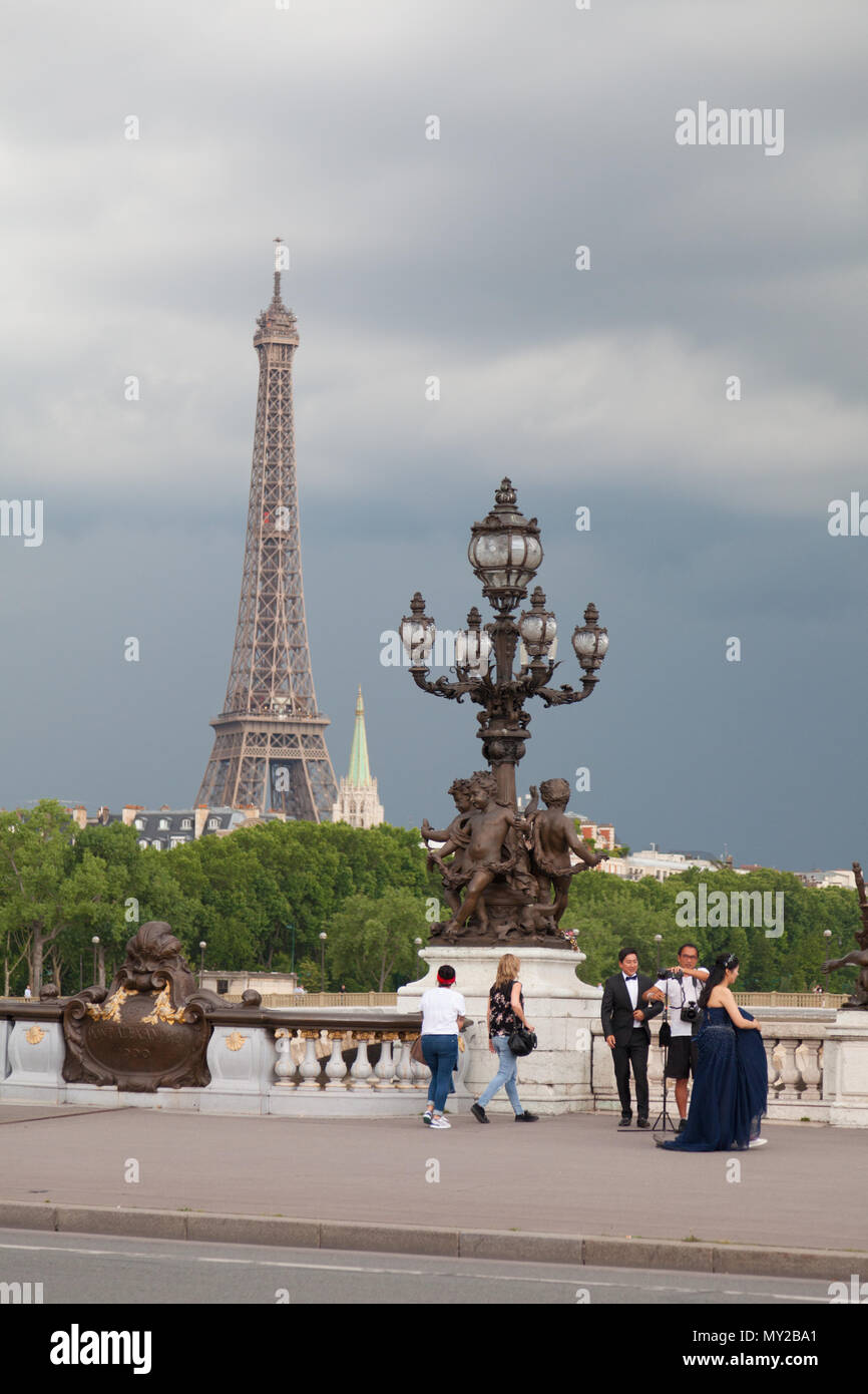 Pont Alexandre lll bridge, Paris, France, Europe Stock Photo - Alamy