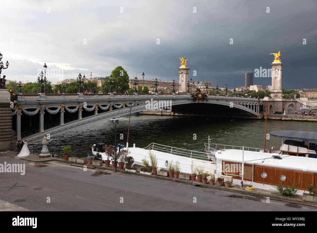 Pont Alexandre lll bridge, Paris, France, Europe Stock Photo - Alamy