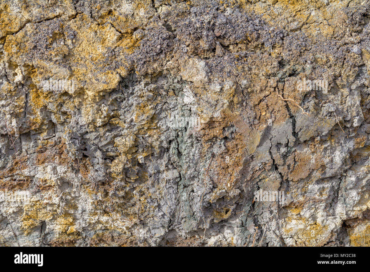 beautiful colored full frame abstract fissured soil structure Stock ...