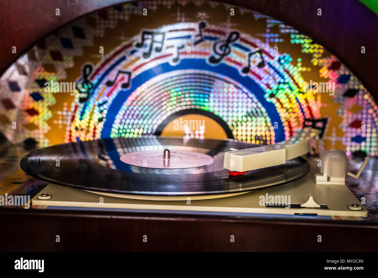 Old musical gramophone Stock Photo - Alamy