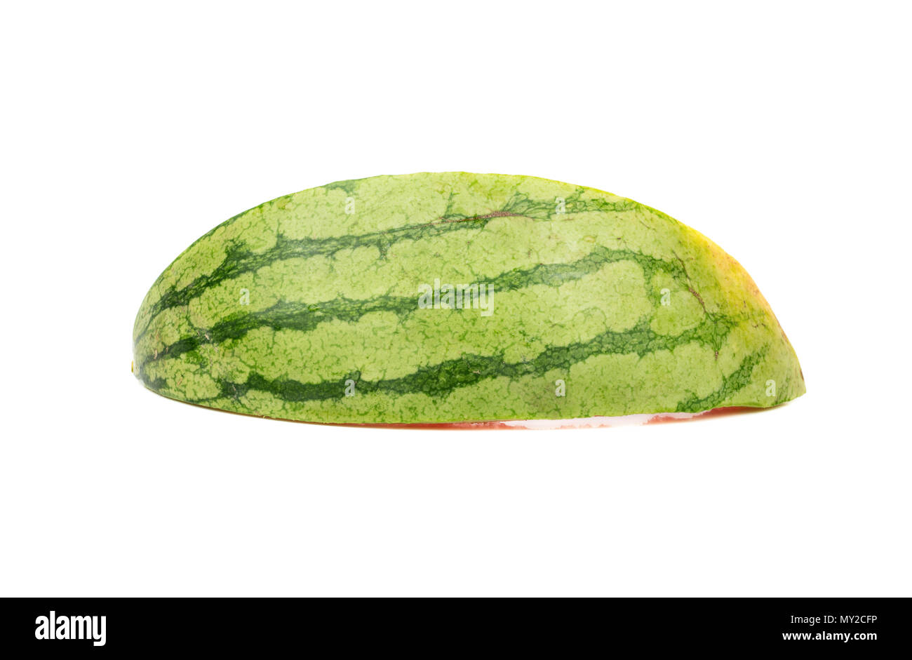 Eaten the rind of watermelon isolated on white background Stock Photo ...