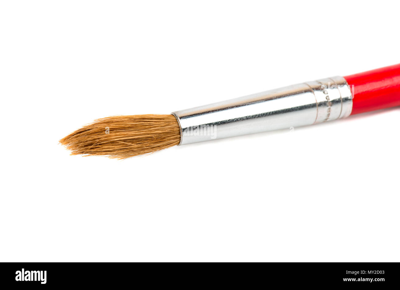Red paint brush Cut Out Stock Images & Pictures - Alamy