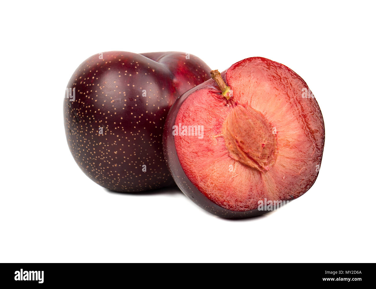 Juicy ripe plum sweet hi-res stock photography and images - Alamy