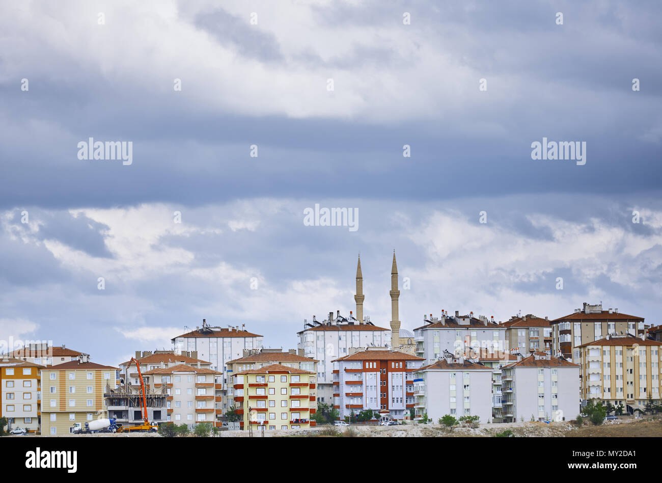Residential buildings in Istanbul province. Turkey Stock Photo - Alamy