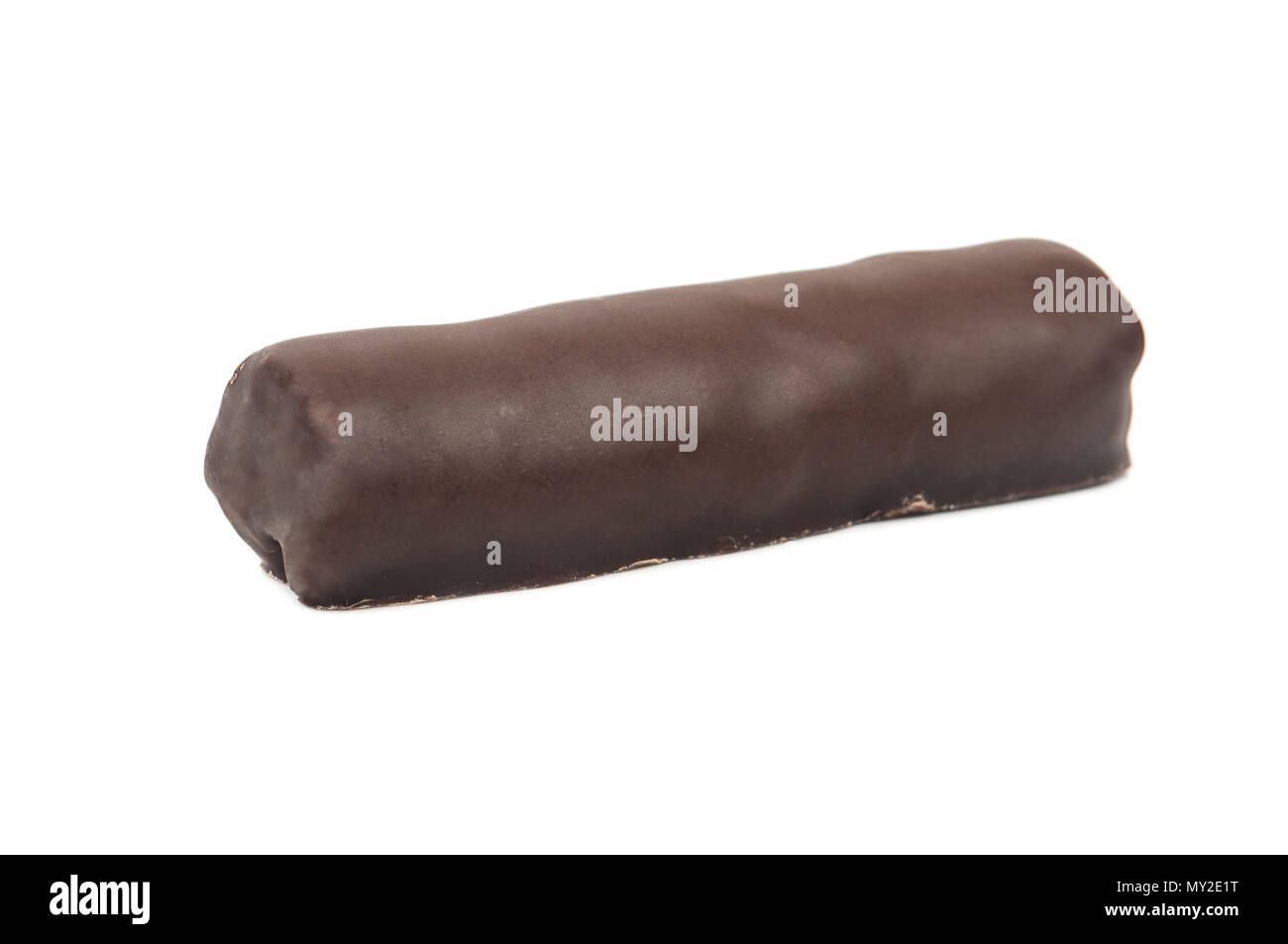 Long chocolate candy isolated on white background Stock Photo - Alamy