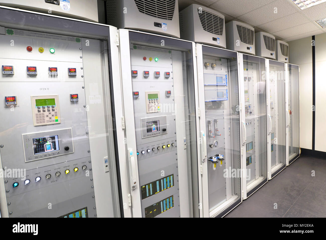server room in industrial building Stock Photo - Alamy