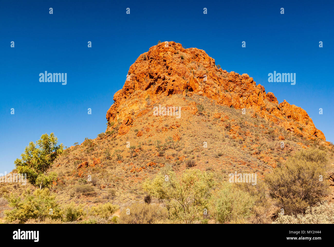 Trephina Gorge Nature Park in East MacDonnell Ranges near Alice Springs ...