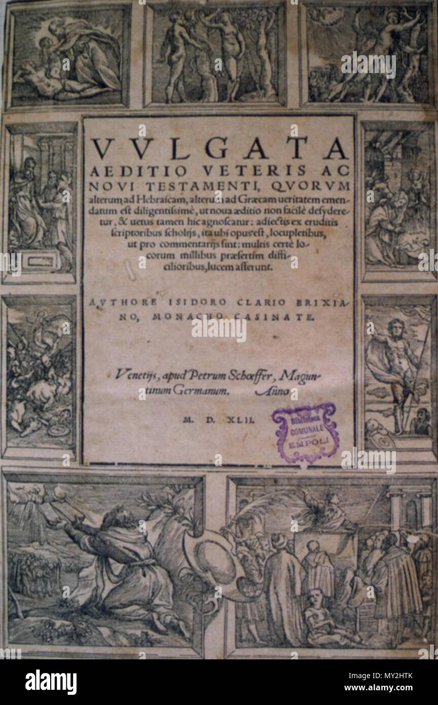 Vulgate hi-res stock photography and images - Alamy