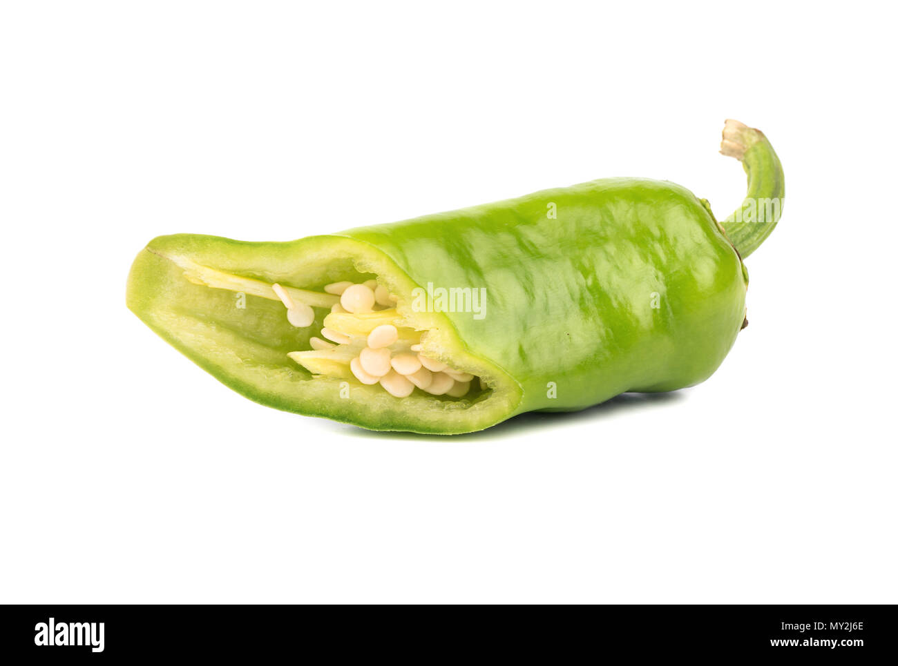Cross section of chili pepper Cut Out Stock Images & Pictures - Alamy