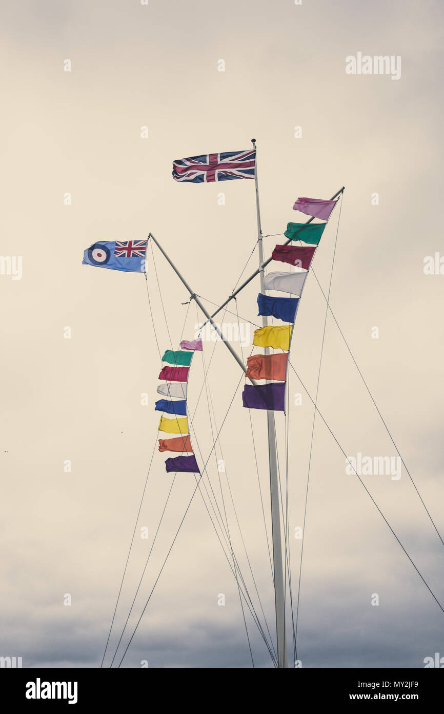 Sea Flags, Margate, Kent, UK Stock Photo - Alamy