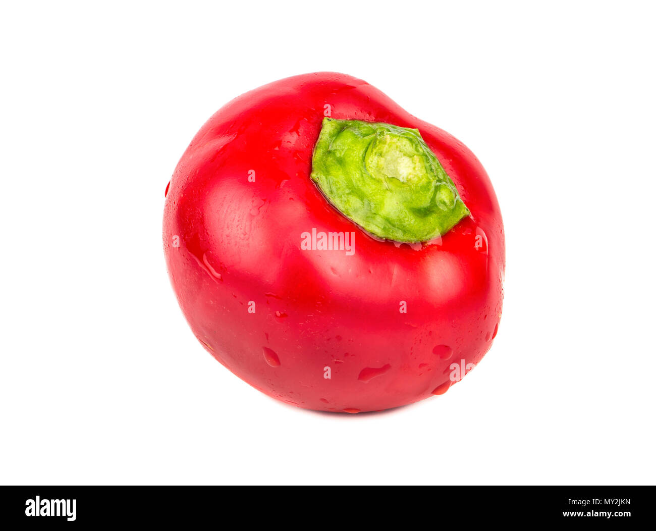 Mini red pepper isolated on white background Stock Photo - Alamy