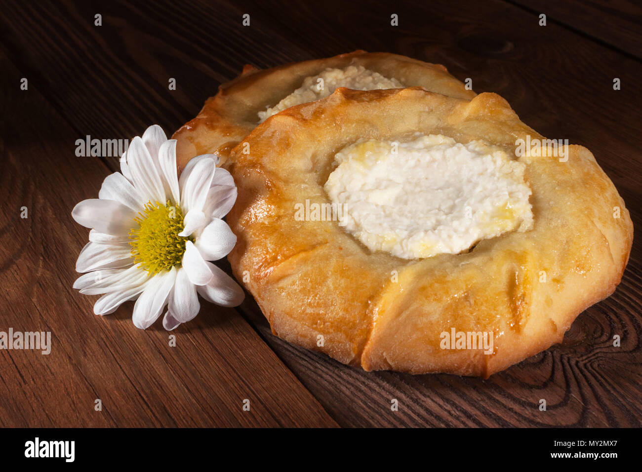 Delicious and beautiful homemade pastries. Sweet pastries Stock Photo ...