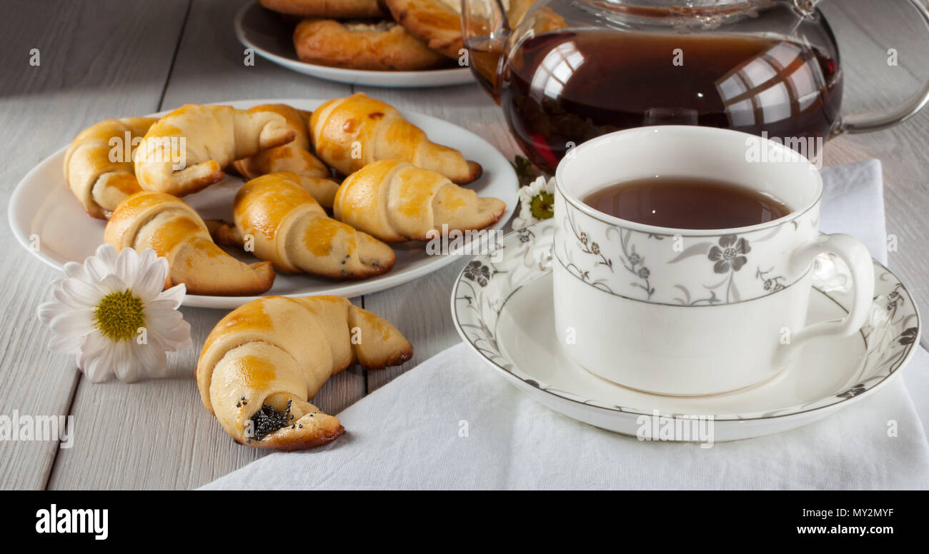 Delicious and beautiful homemade pastries. Sweet pastries Stock Photo ...