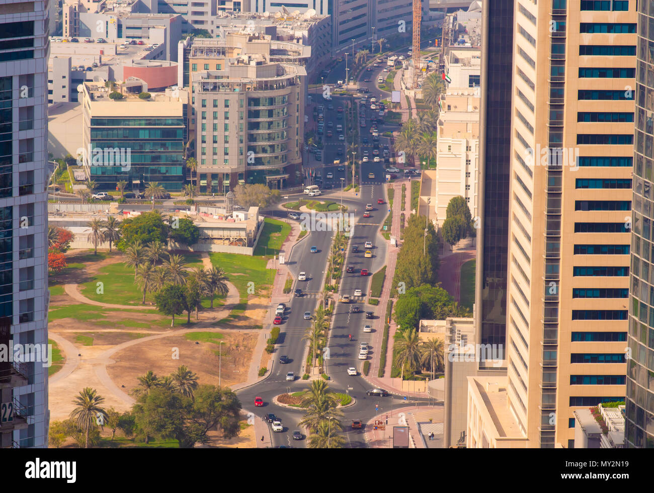Dubai roads hi-res stock photography and images - Alamy