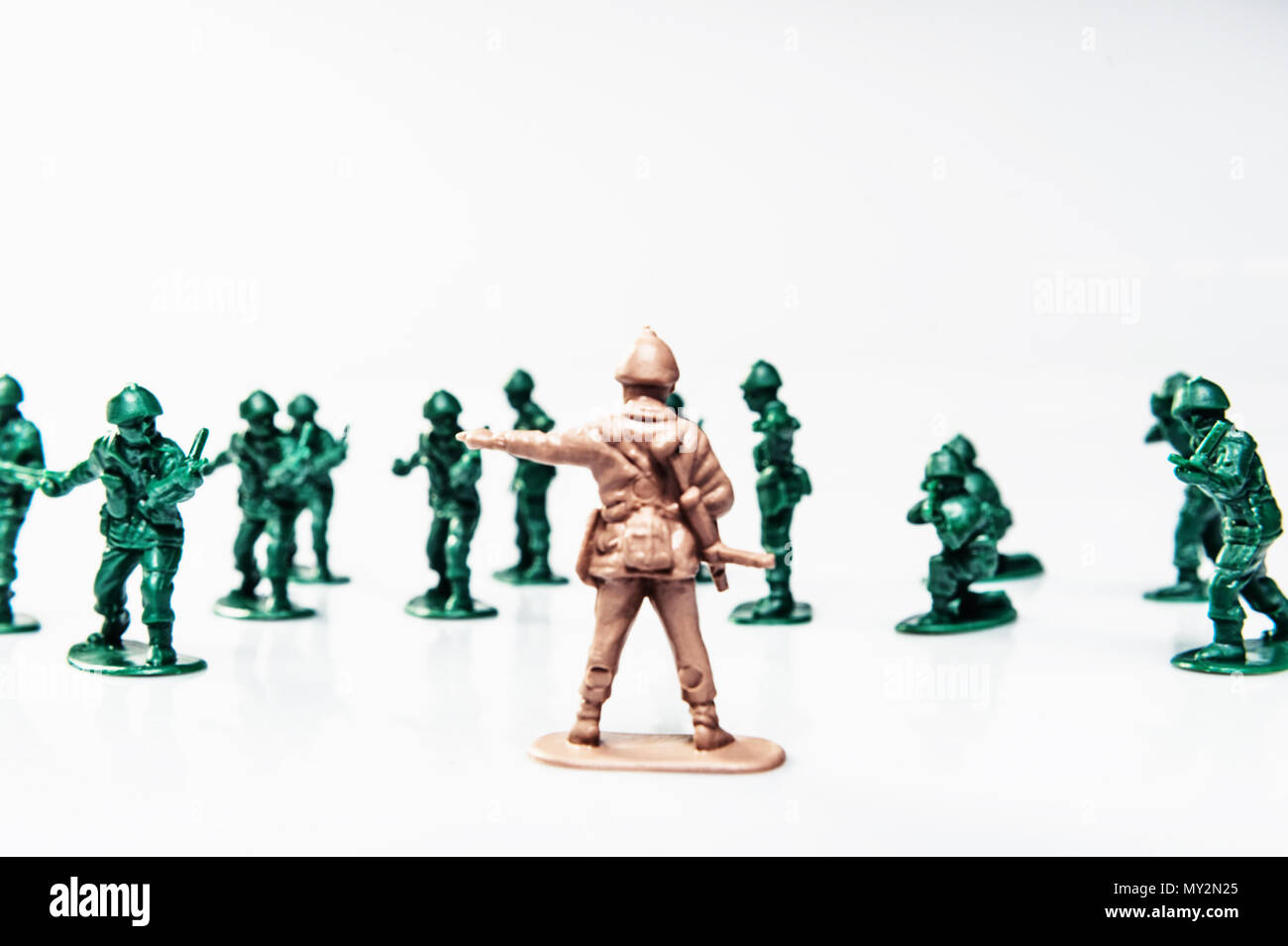 BATTLE OF SOLDIERS ON WHITE BACKGROUND Stock Photo - Alamy
