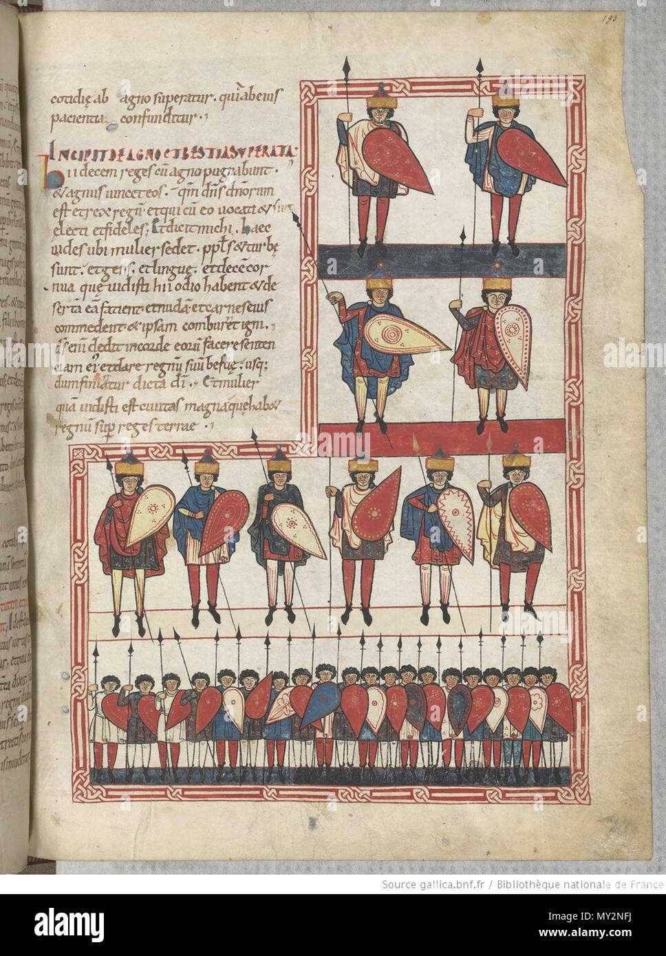 . English: Beatus de Saint-Sever Commentary on the Apocalypse by Beatus ...