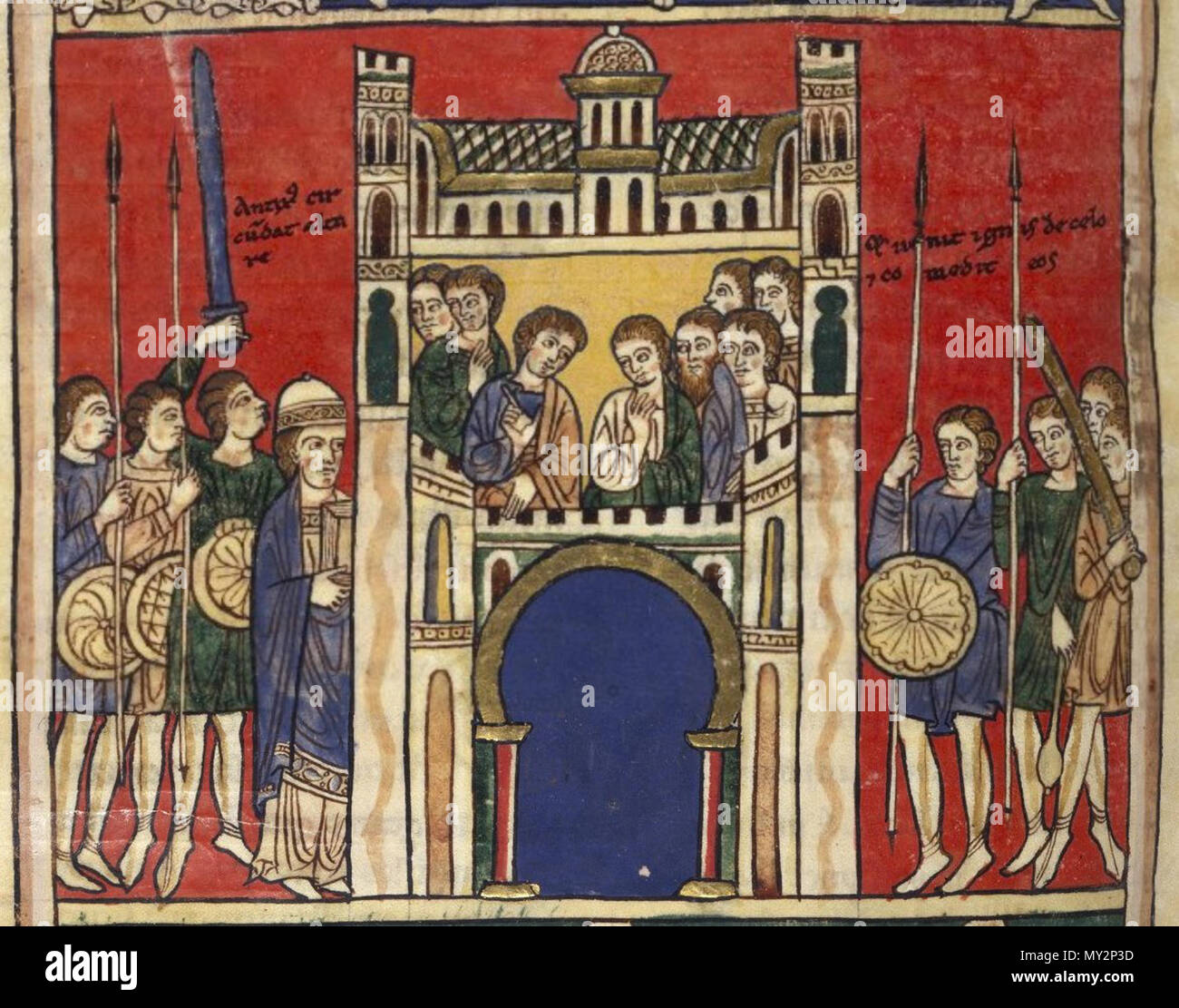 . English: Rylands Beatus Commentary on the Apocalypse by Beatus of ...