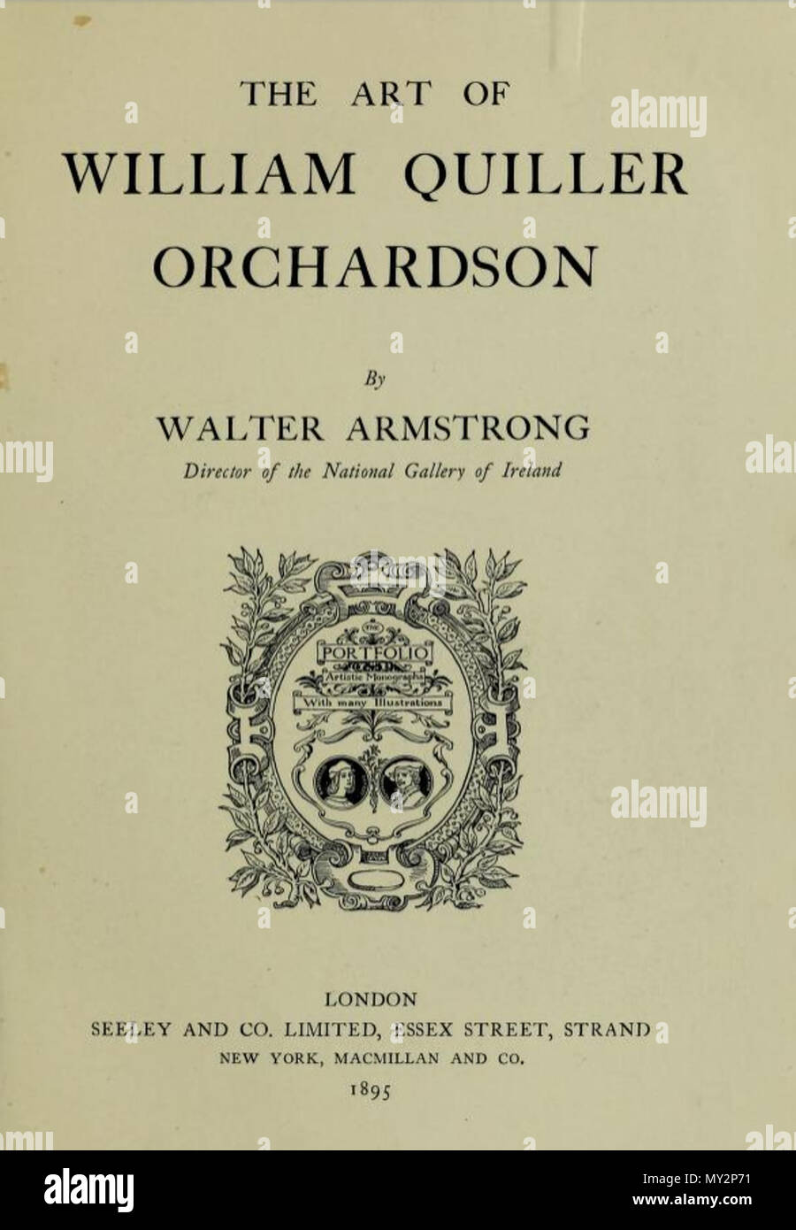 . English: The Art of William Quiller Orchardson, by Walter Armstrong ...