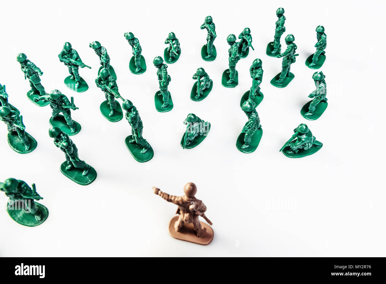 BATTLE OF SOLDIERS ON WHITE BACKGROUND Stock Photo - Alamy