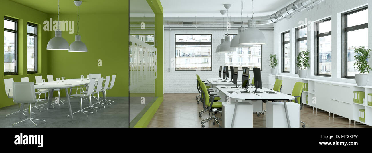 Modern Green Office Design