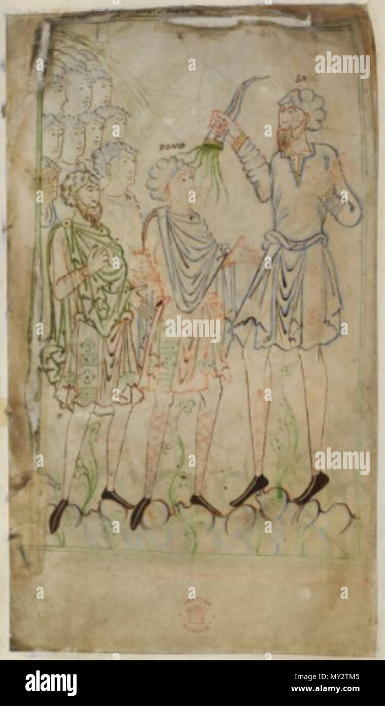 Tiberius psalter hi-res stock photography and images - Alamy