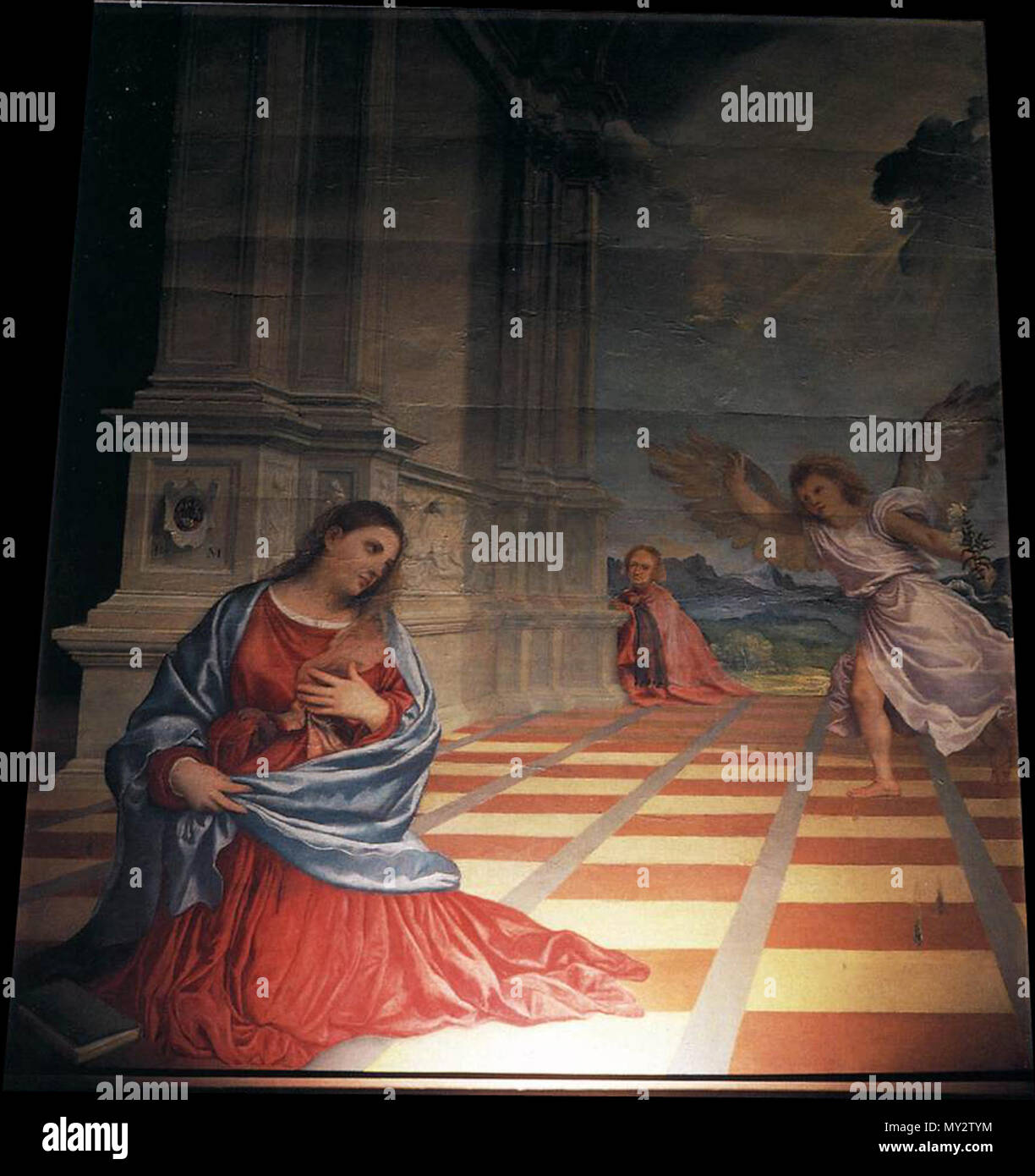 Tiziano vecellio annunciazione hi-res stock photography and images - Alamy