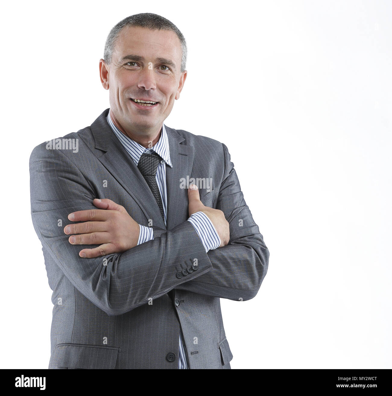 face of a successful businessman Stock Photo - Alamy