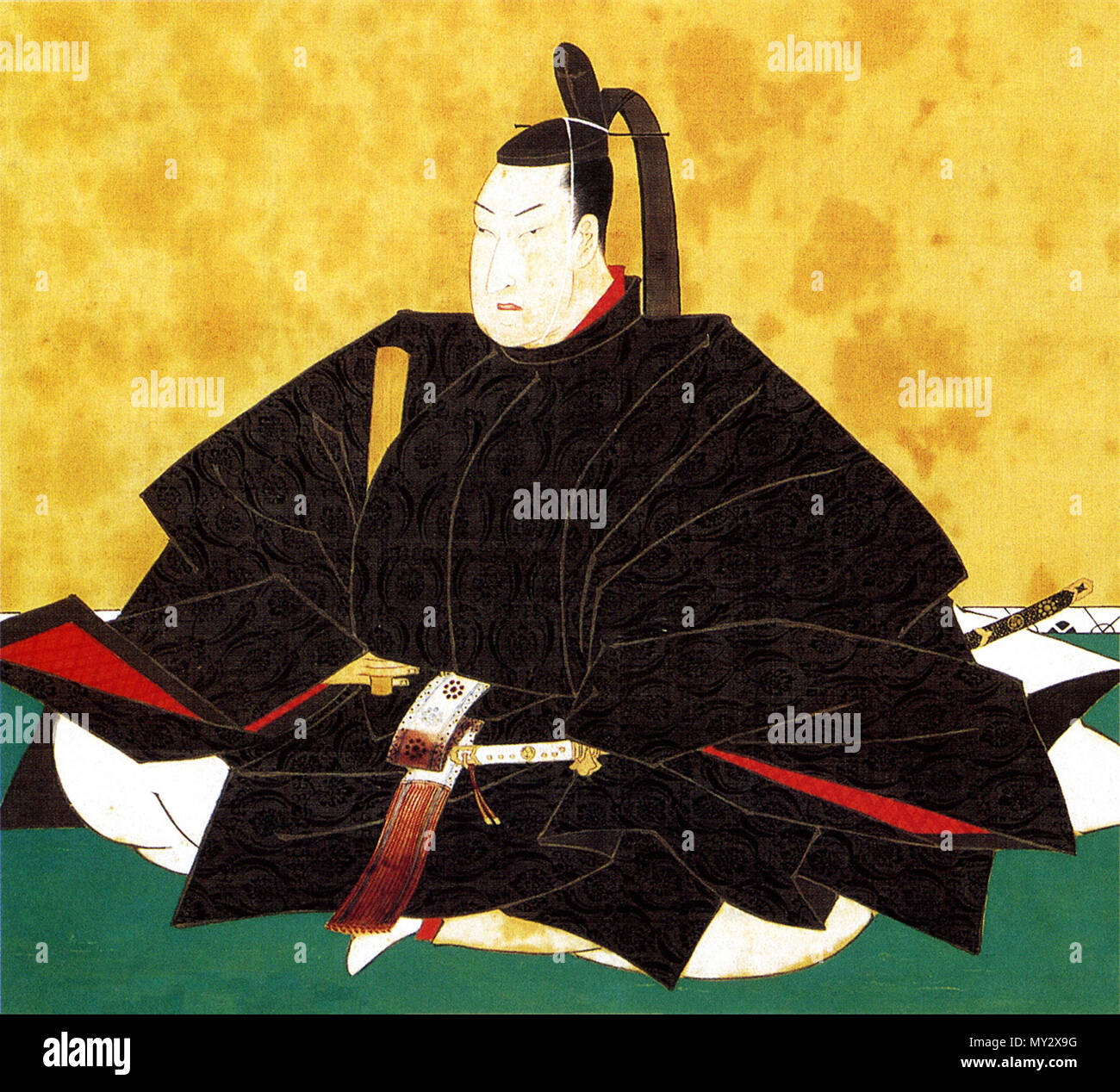 . 日本語: 徳川綱吉像（徳川美術館蔵） English: Portrait of Tokugawa Tsunayoshi (owned by ...