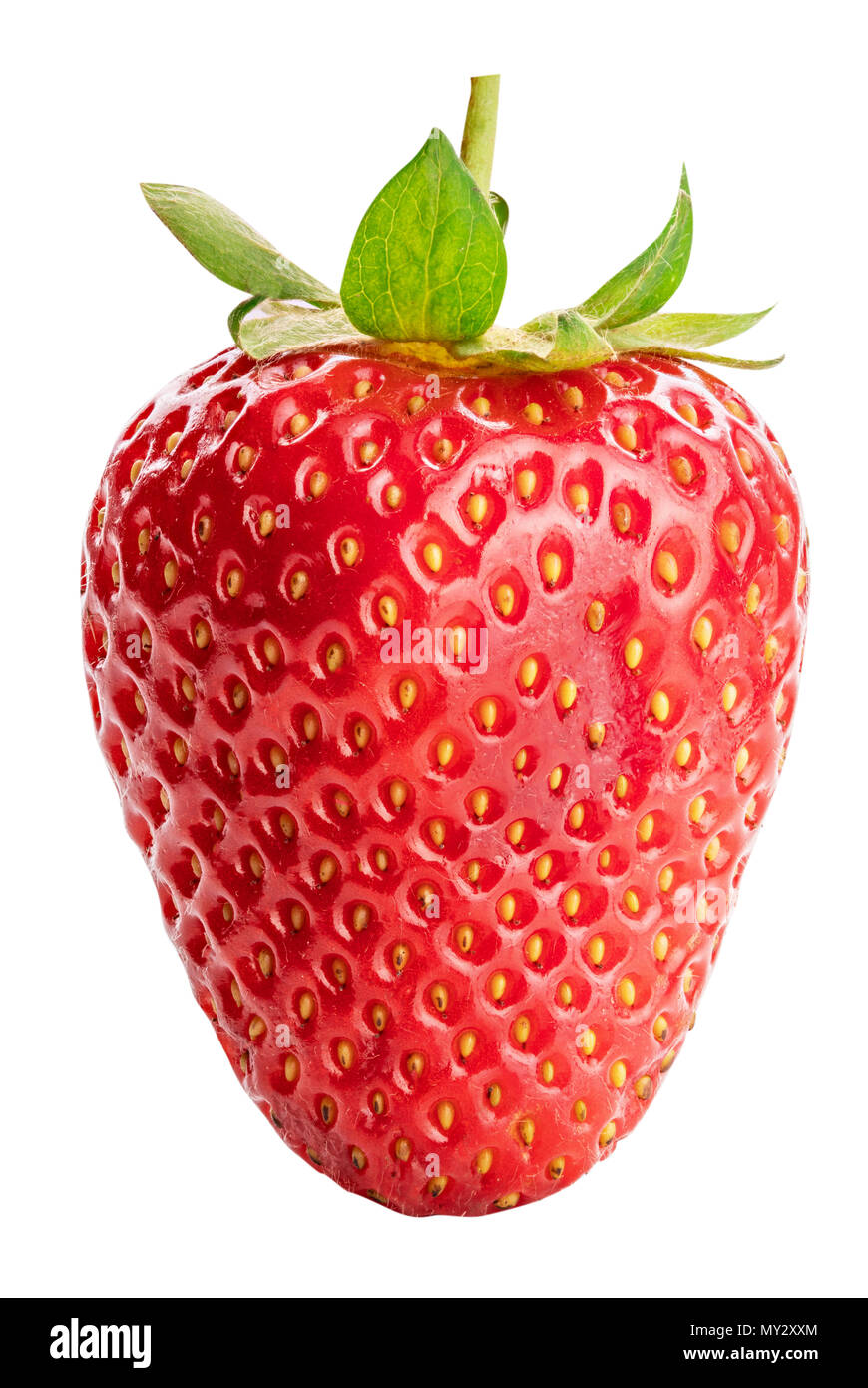 Sweet Strawberry Isolated on white background Stock Photo - Alamy