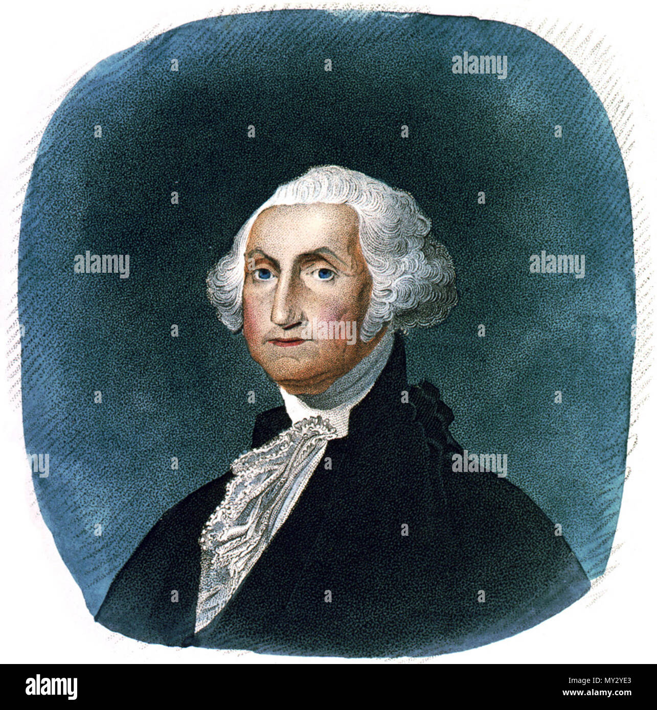 . George Washington, head-and-shoulders portrait, facing left. 1 print ...