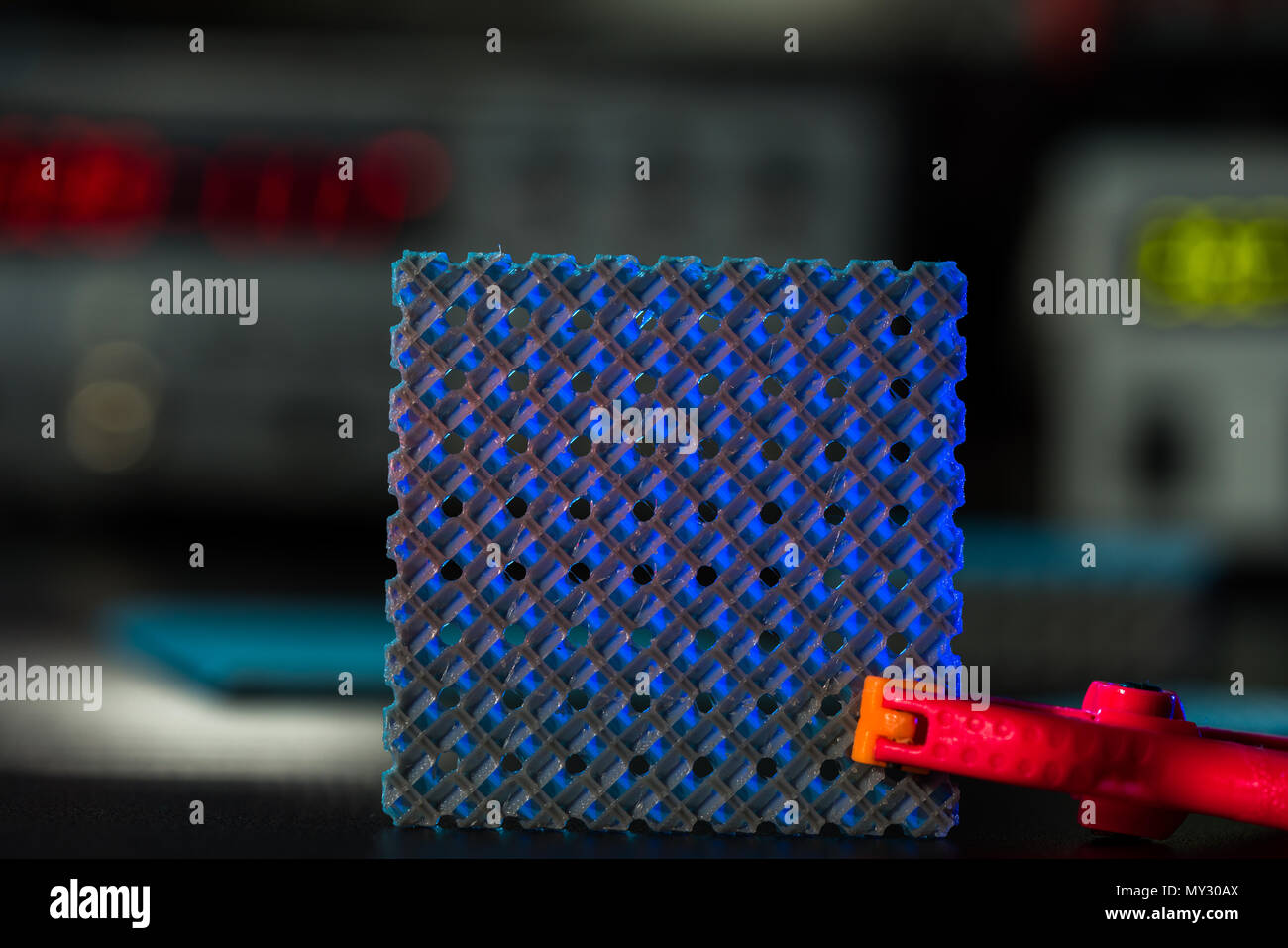 example of metamaterials in physics laboratory Stock Photo - Alamy