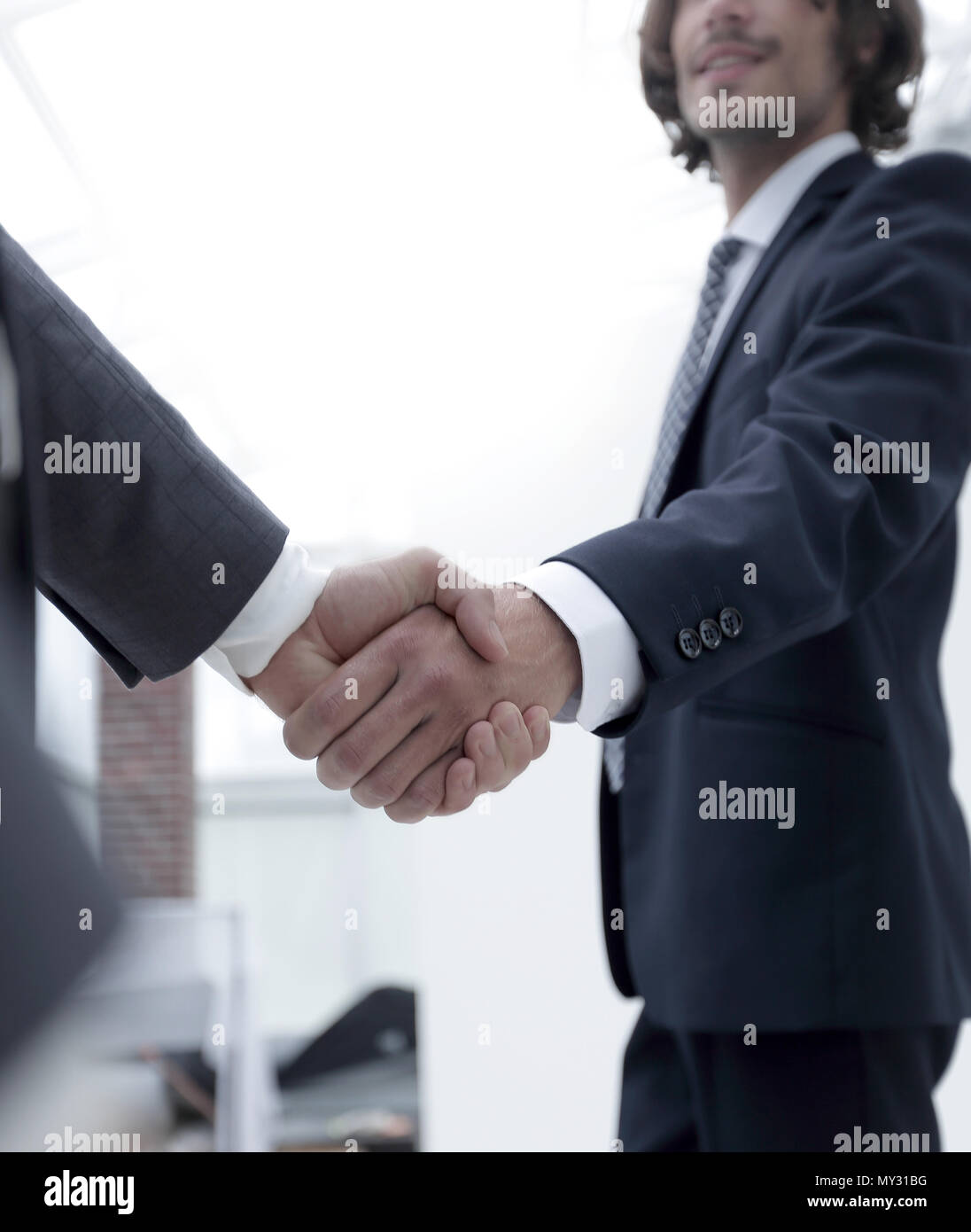 Success concept in business - handshake of partners Stock Photo - Alamy