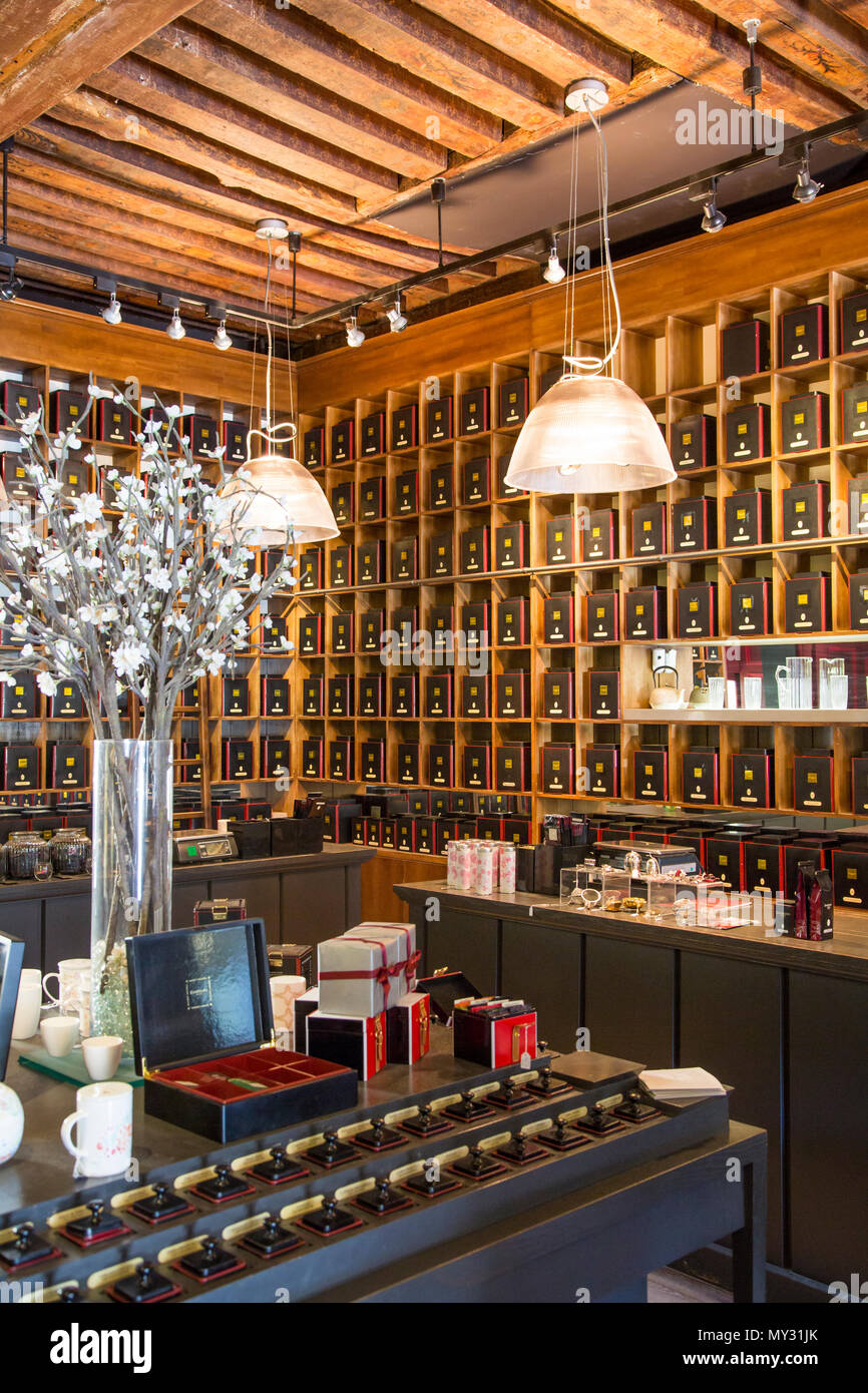 Tea display hi-res stock photography and images - Alamy