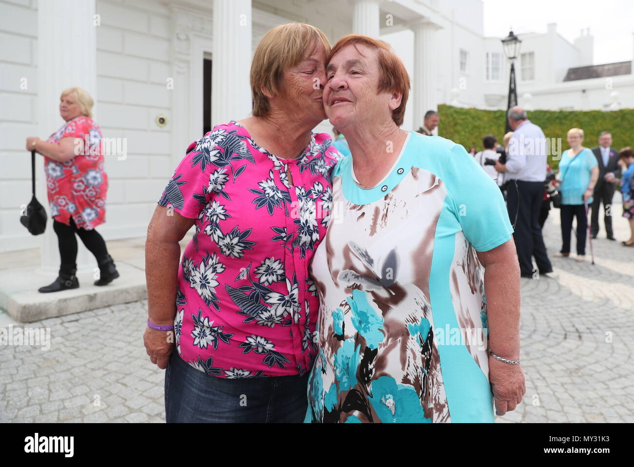 Twin sisiters Mairead Manley (left) and Breda Kennedy, survivors of the ...