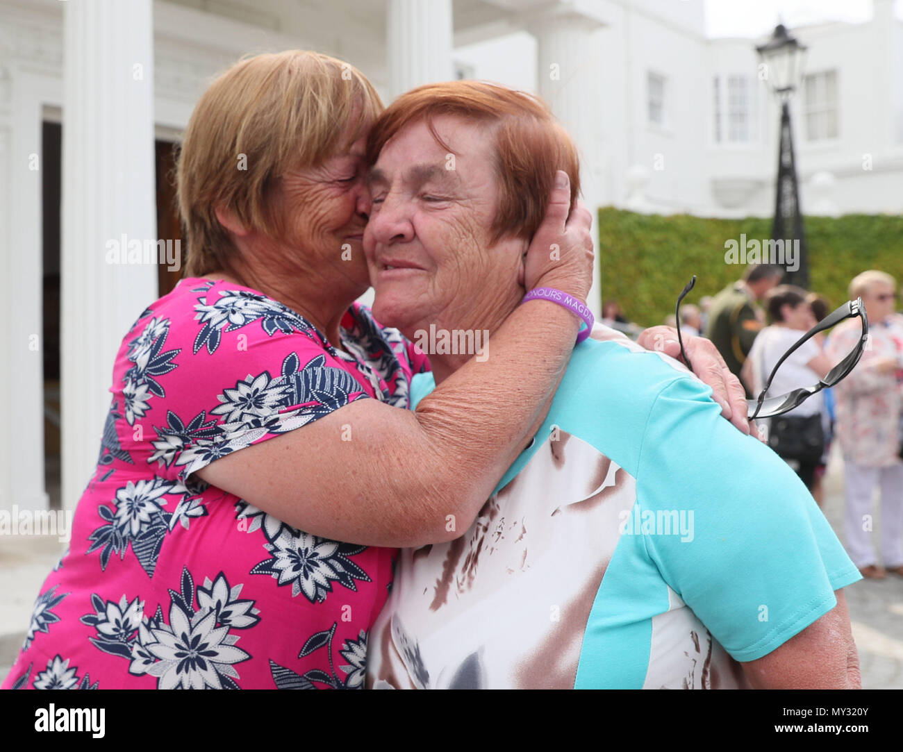 Twin sisiters Mairead Manley (left) and Breda Kennedy, survivors of the ...