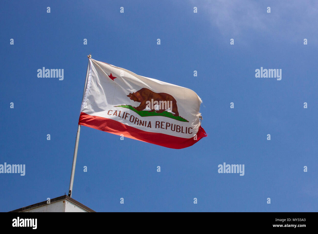 Californian flag hi-res stock photography and images - Alamy