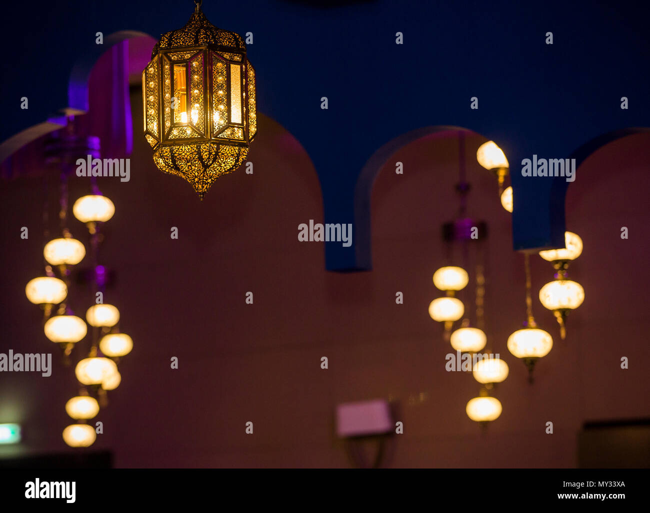 Decorative arabian lights hi-res stock photography and images - Alamy